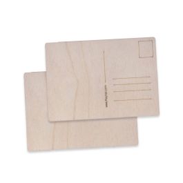Holz Postkarte